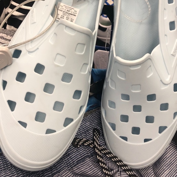 Vans | Shoes | Vans Trek Rubber Light Blue Rubber Shoes Size 1 New ...